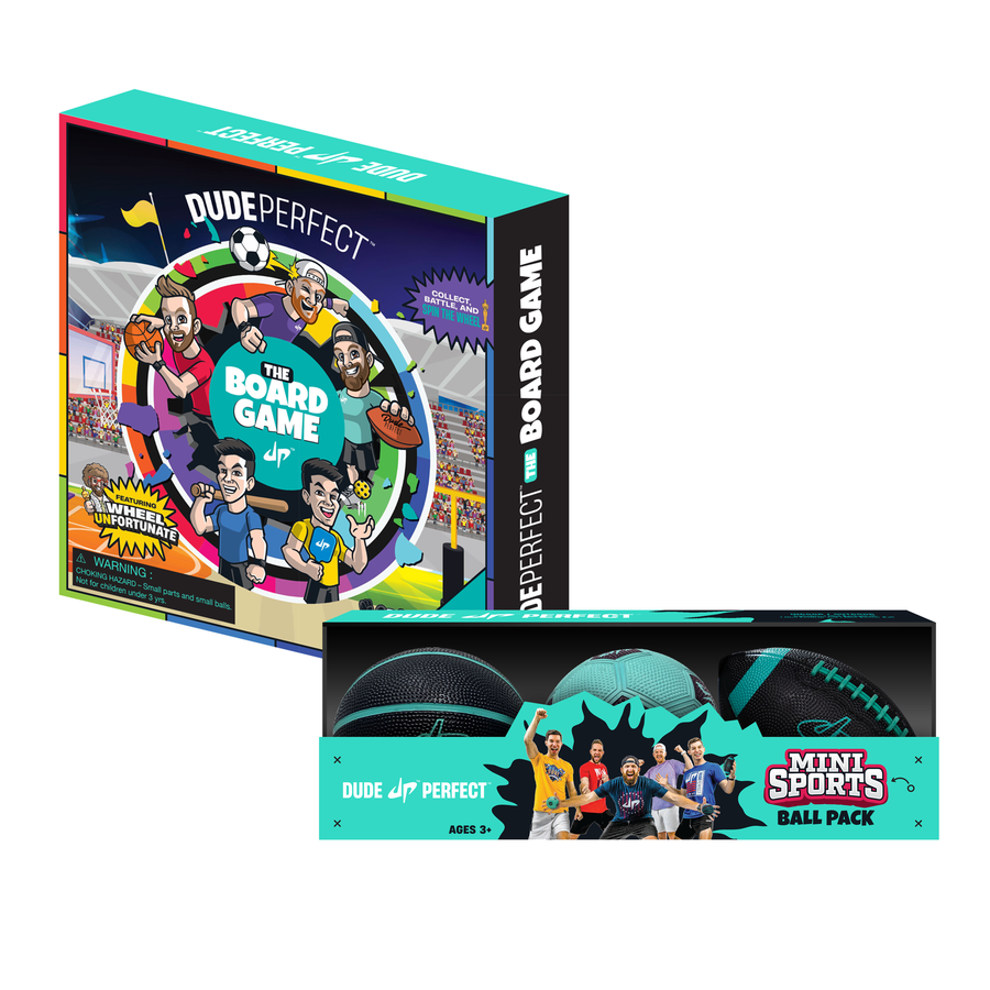 Dude Perfect Site | Board Game & Mini Sport Ball Pack