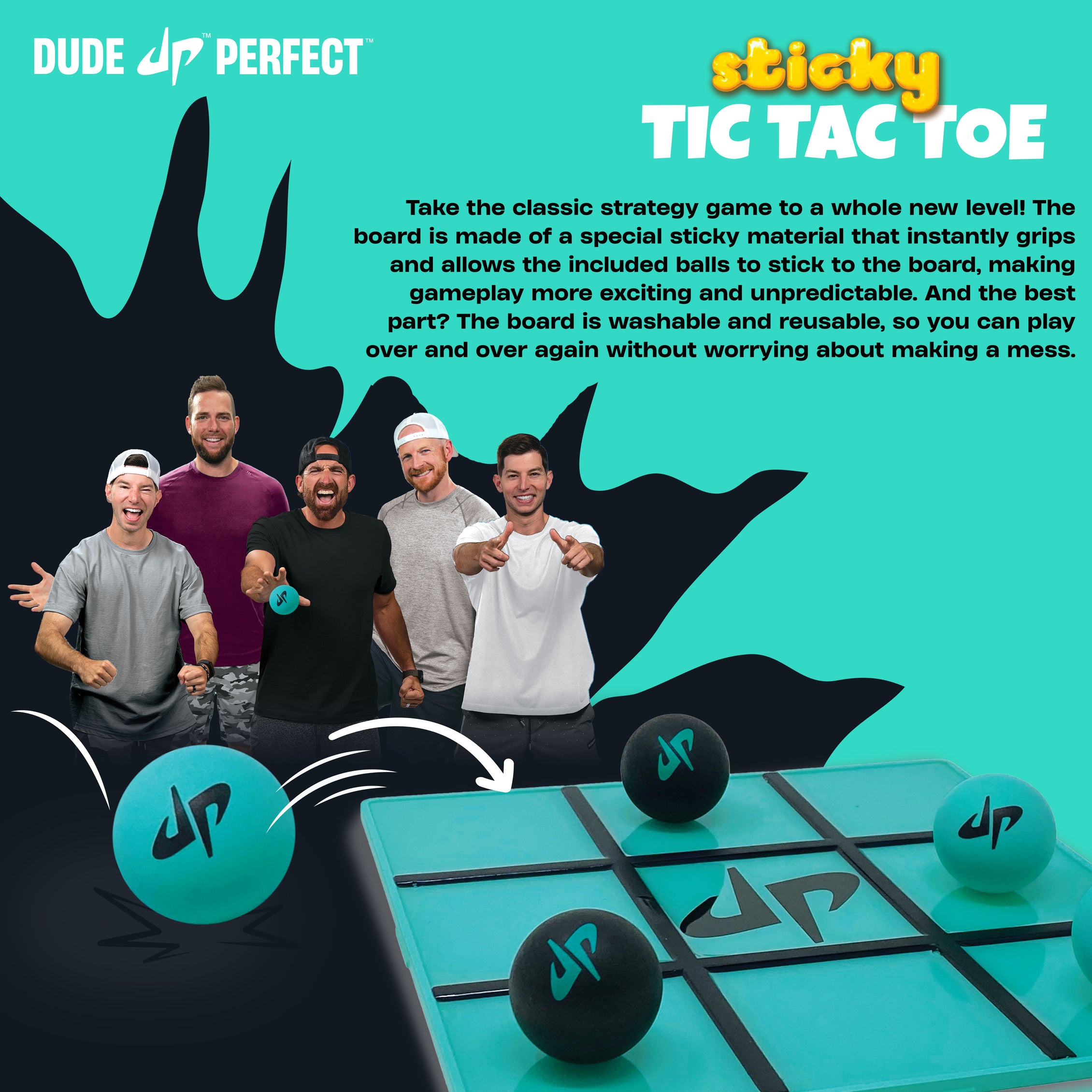 Dude Perfect Site | Sticky Tic Tac Toe