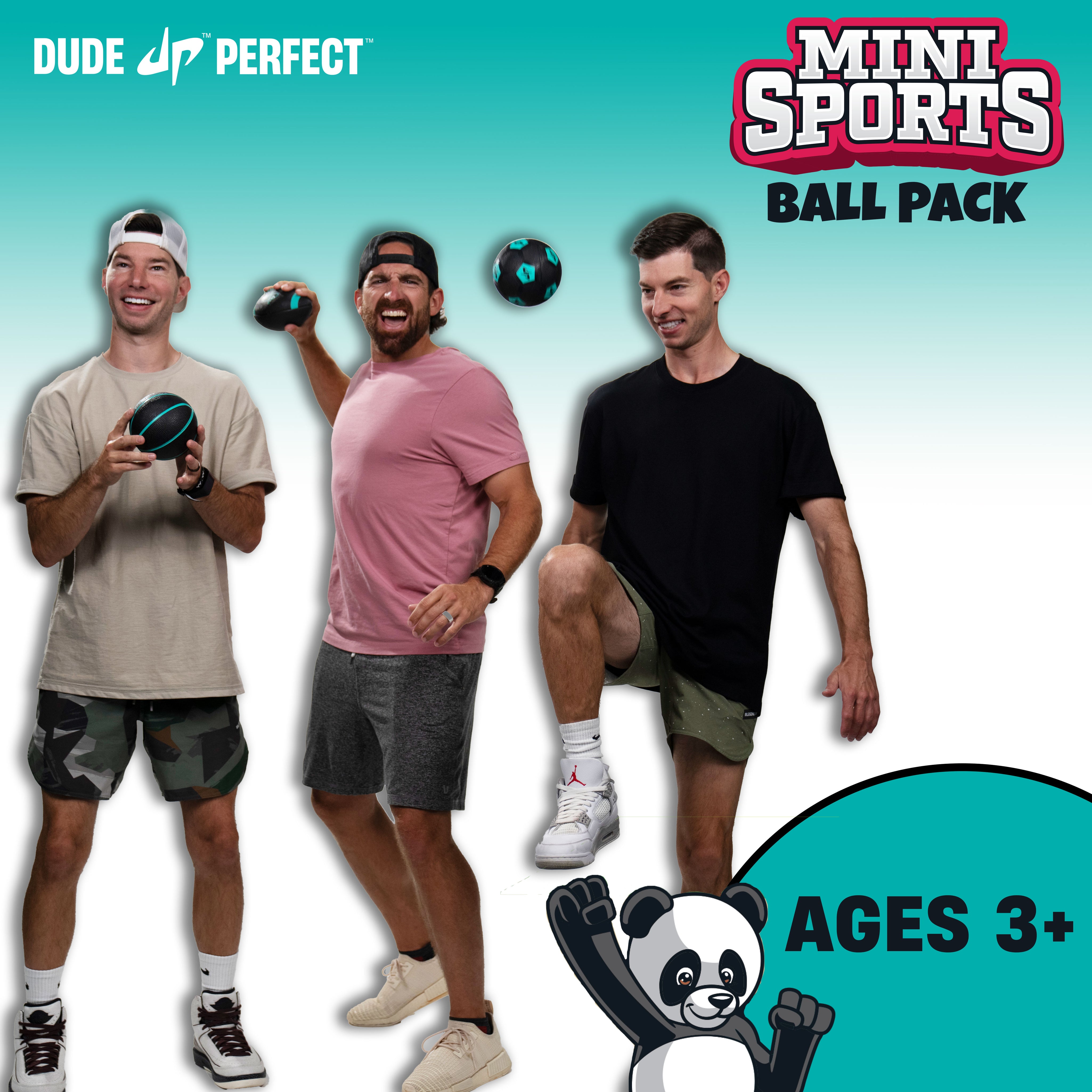 Dude Perfect Site | Mini Sports Ball Pack